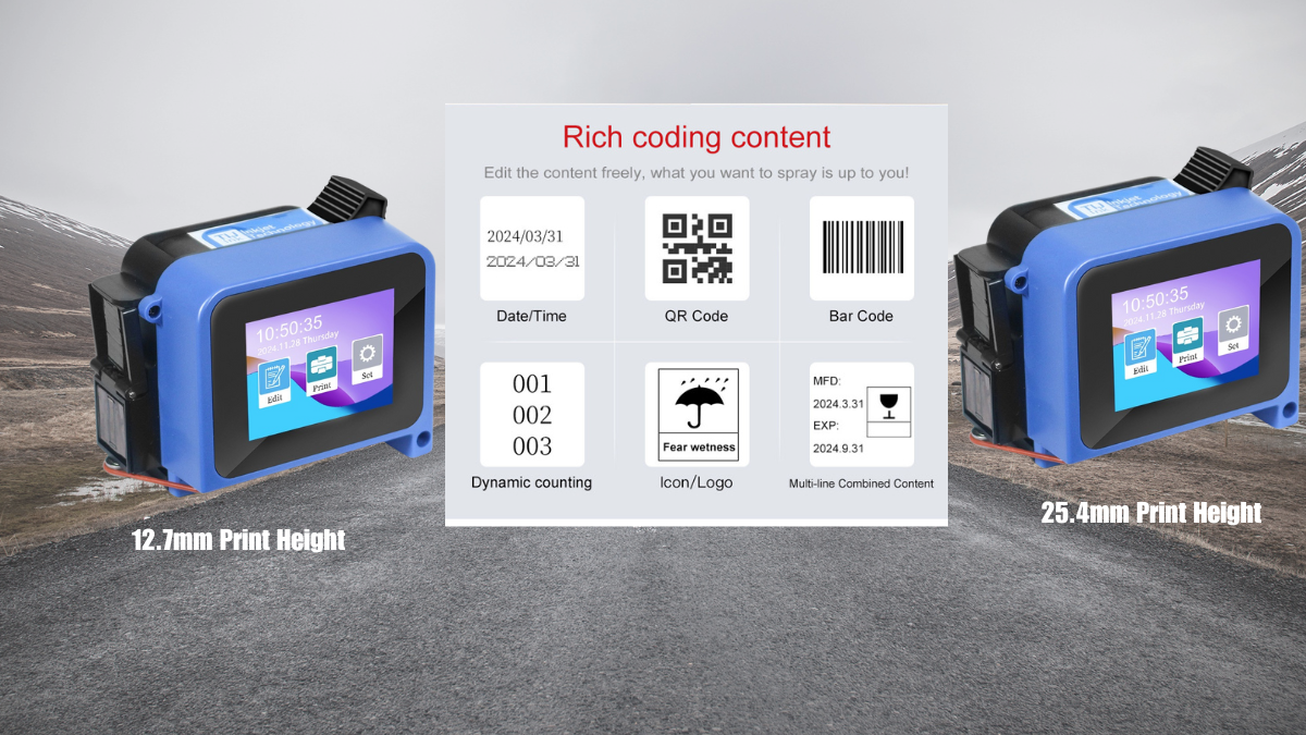 Mini Pro Handheld Inkjet Printers — Precision Printing Anywhere, Anyti ...