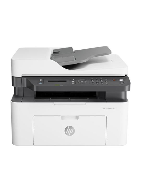 HP Laser MFP 137fnw, Laser Printer - Print/Copy/Scan - Black & White ...