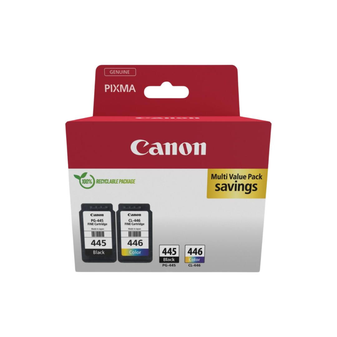Canon 445 and 446 Ink Cartridge for Canon PIXMA MG2540 and TS3140 ...