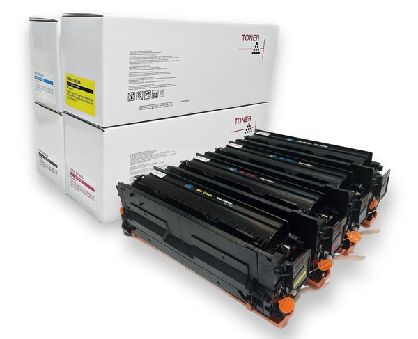 SKY 508A 4-Colour set of Compatible Toners for HP LaserJet M552 M553 M ...