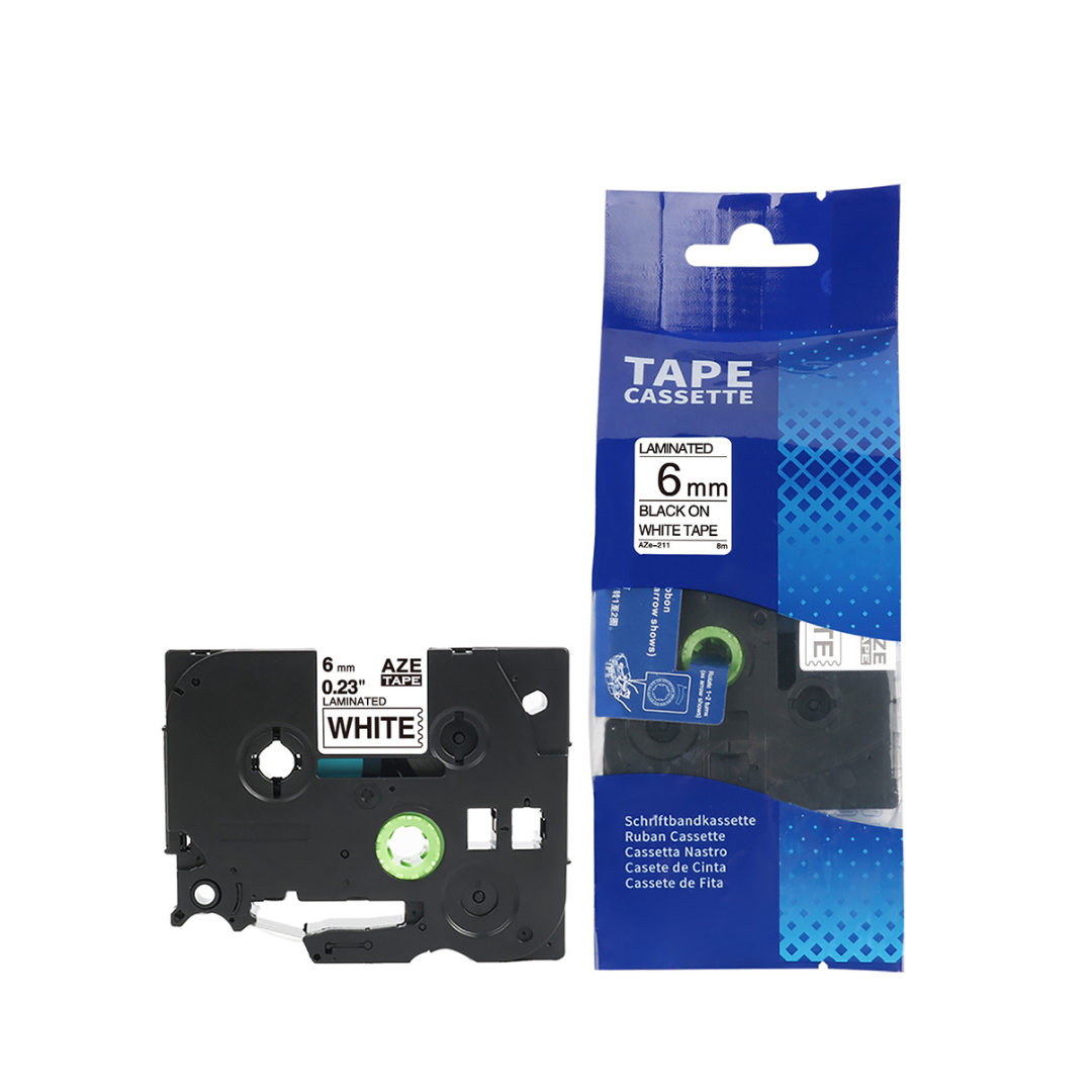 Laminated Labeling Tape for Brother P-Touch H-110 Label Printer ...