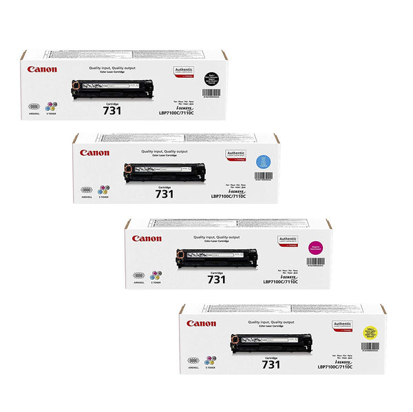Canon 731 4-Color set of Toner Cartridges FOR Canon i-SENSYS MF8230Cn ...