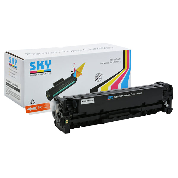 SKY 304A 4 Color set Toner Cartridge for HP Color LaserJet CP2025 and ...